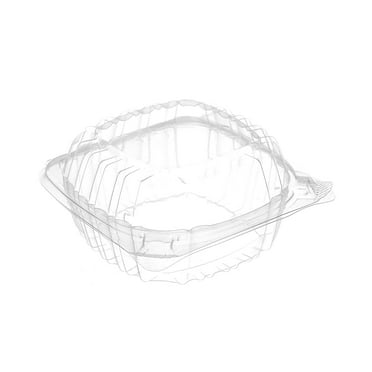Stock Your Home 5x5 In Disposable Plastic Clamshell Takeout Trays (25 ...