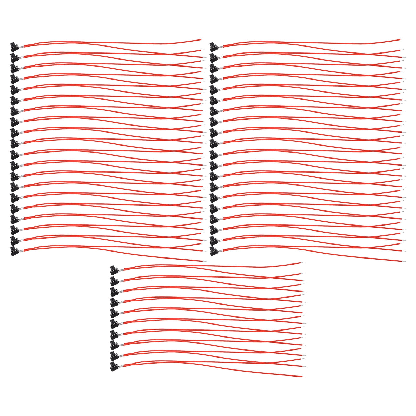 50-Pack 6x6mm Push Button Switches with 150mm Extension Cables ...