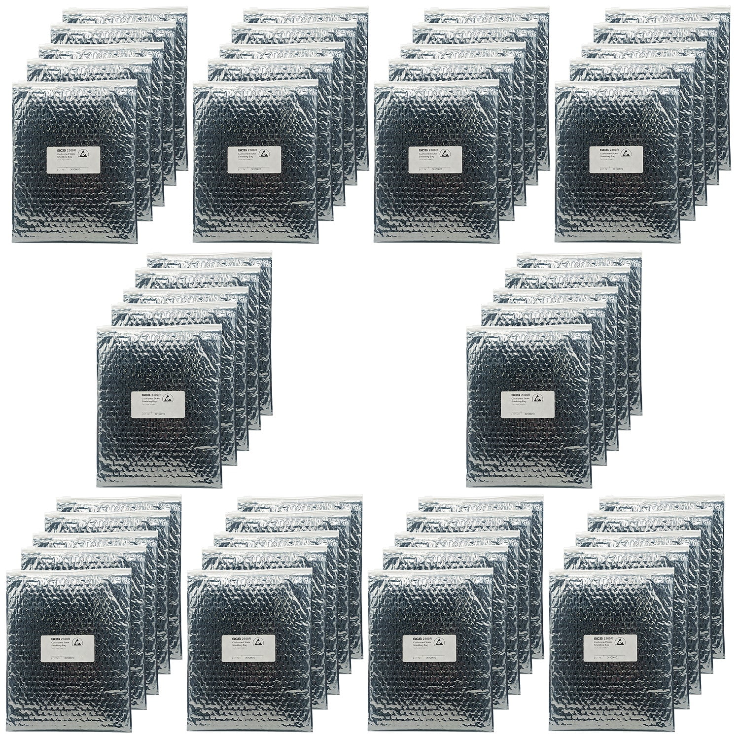 50 Pack 9" x 12" Resealable Cushioned Static Shielding Bags ...