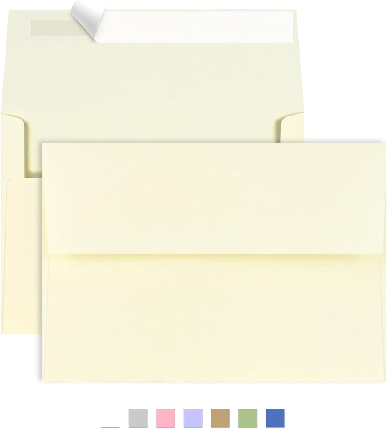 50 Pack A2 Envelopes for Invitations,4.37x5.75 inches,Self Seal ...