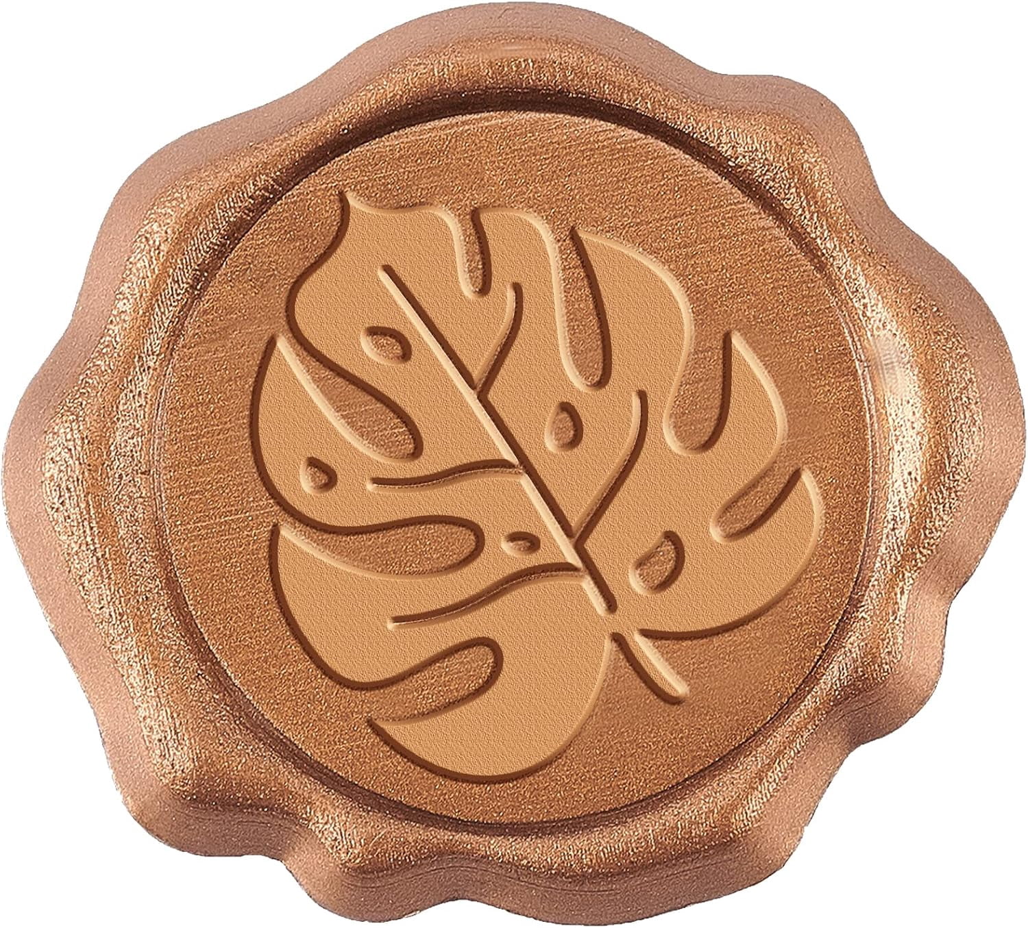 50 Pack Adhesive Wax Seal Stickers Monstera Leaf Wax Seal Stickers Self ...