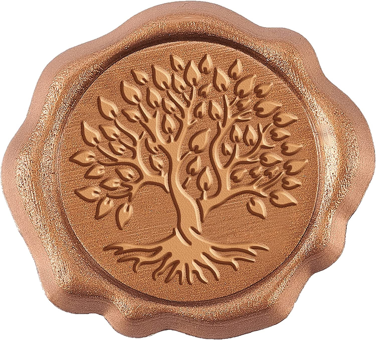 50 Pack Adhesive Wax Seal Stickers Tree of Life Wax Seal Stickers Self ...