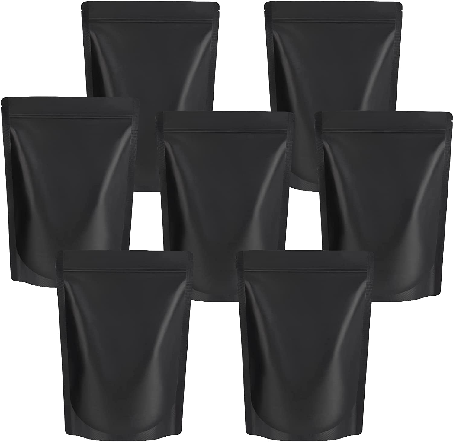 50 Pack Black Mylar Bags - 4x6 Inch Extra Thick 4.7 Mil Small ...