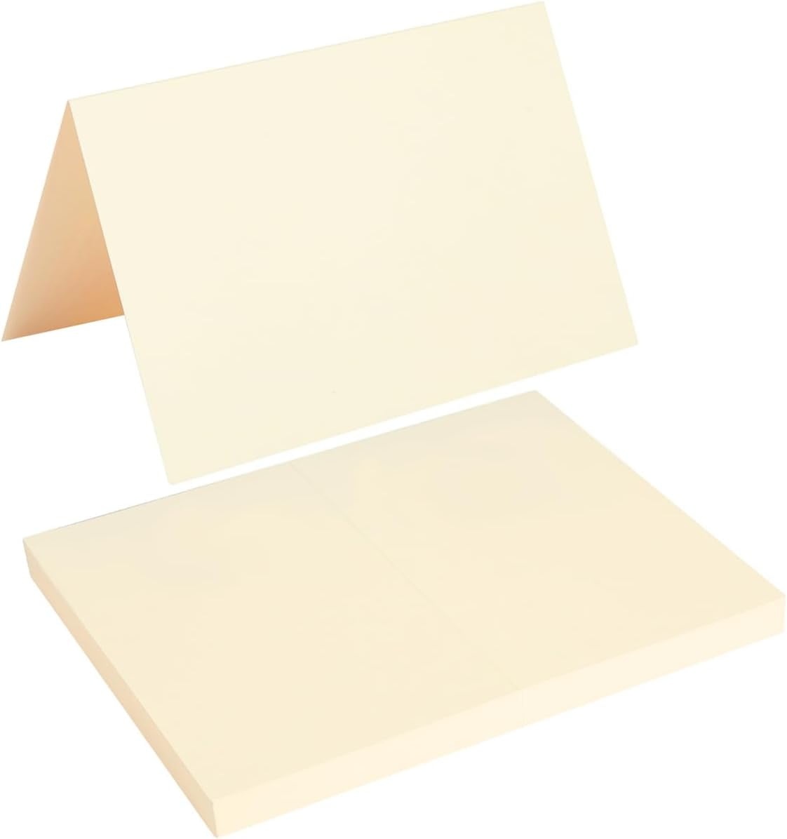 50 Pack Blank Cards Folded Cardstock Thank You Blank Greeting Cards for ...