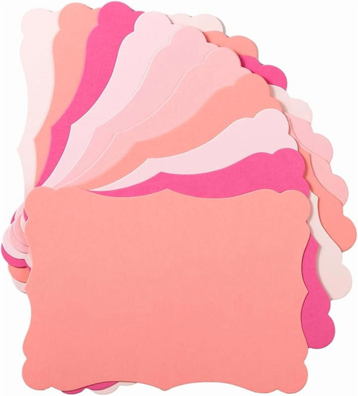 50 Pack Blank Kraft Cards Cardstock Thick Paper Brown Greeting Cards ...