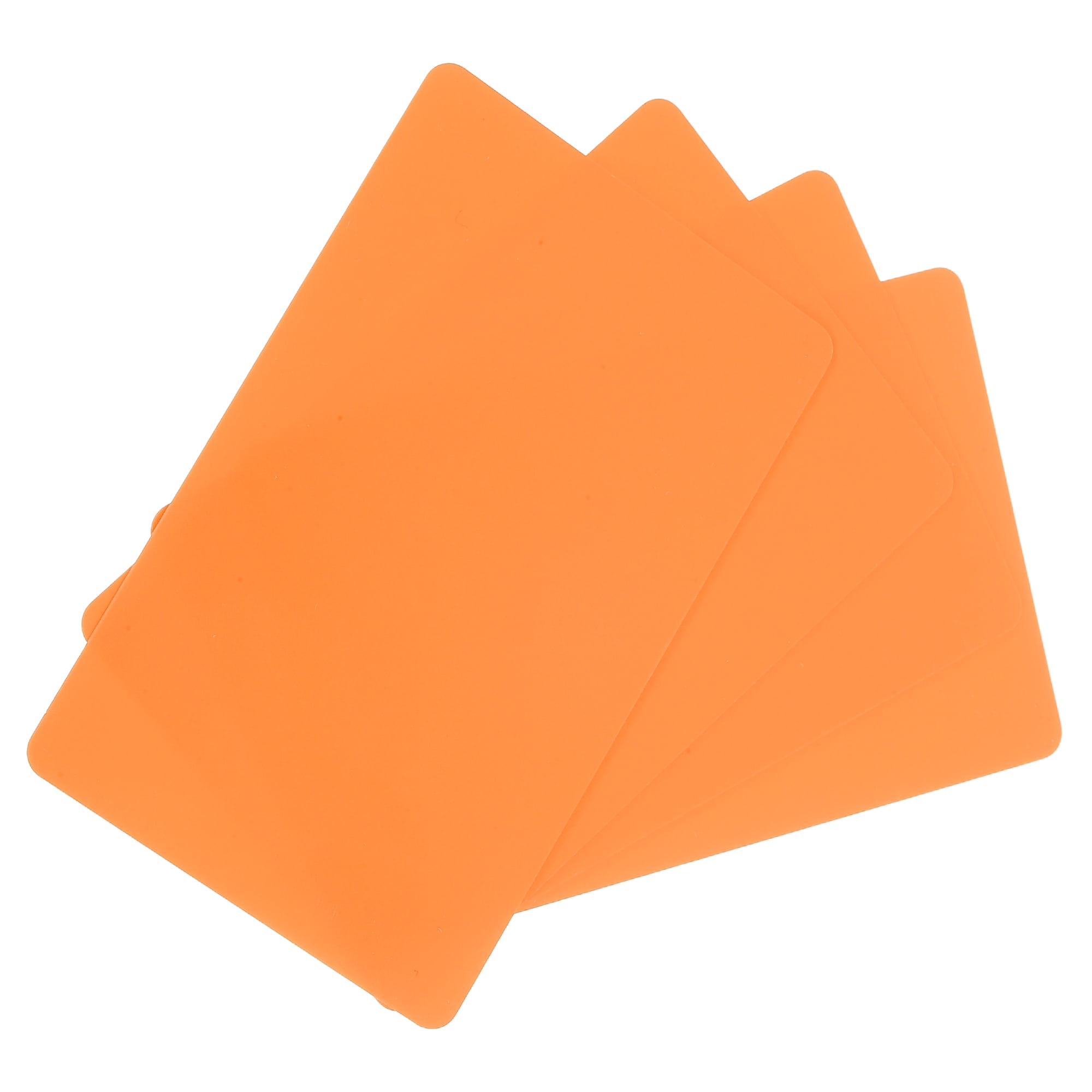 50 Pack Blank Cards 20mil ID Cards Blank Credit Cards Orange - Walmart.com