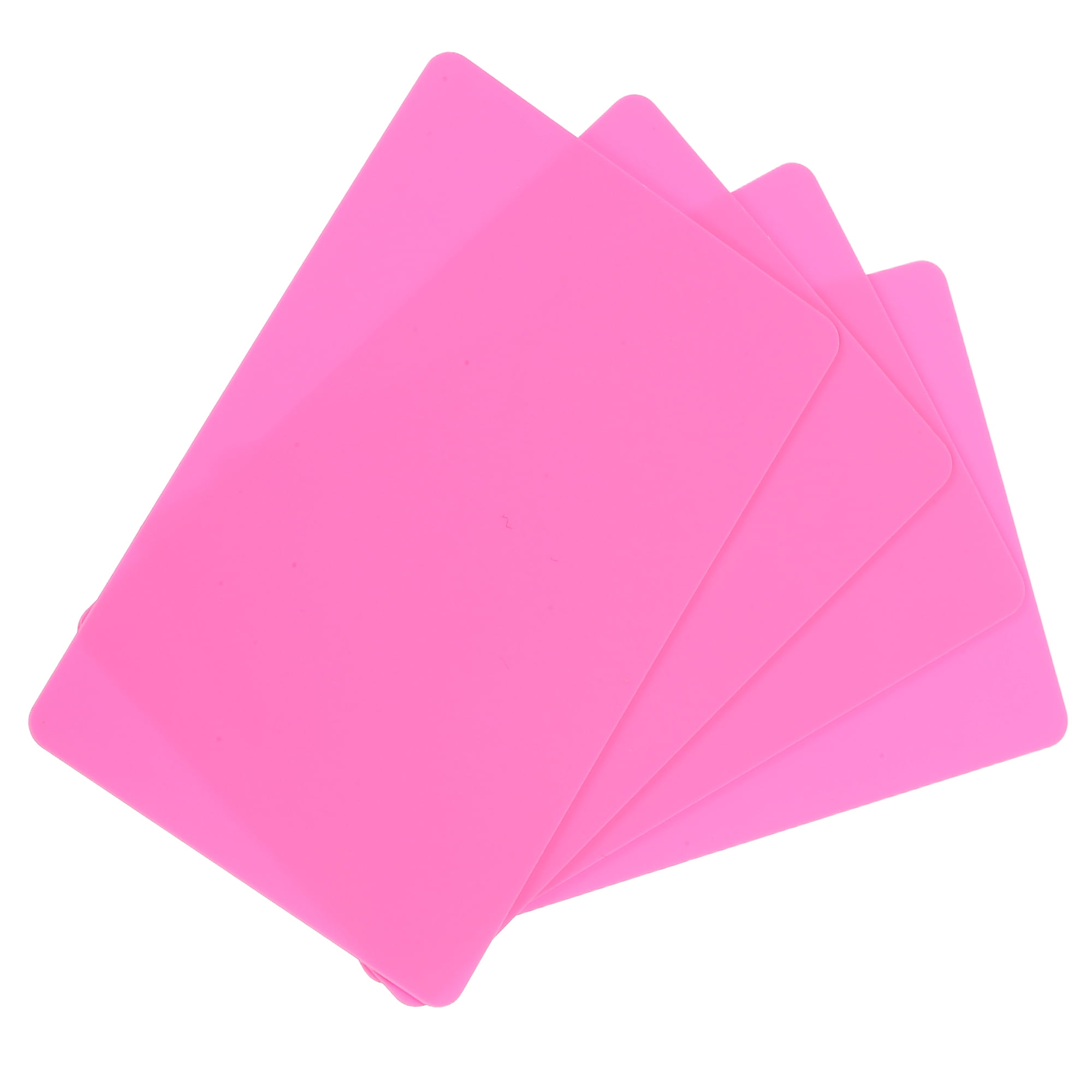 50 Pack Blank PVC Cards 20mil ID Cards Blank Credit Cards Pink ...