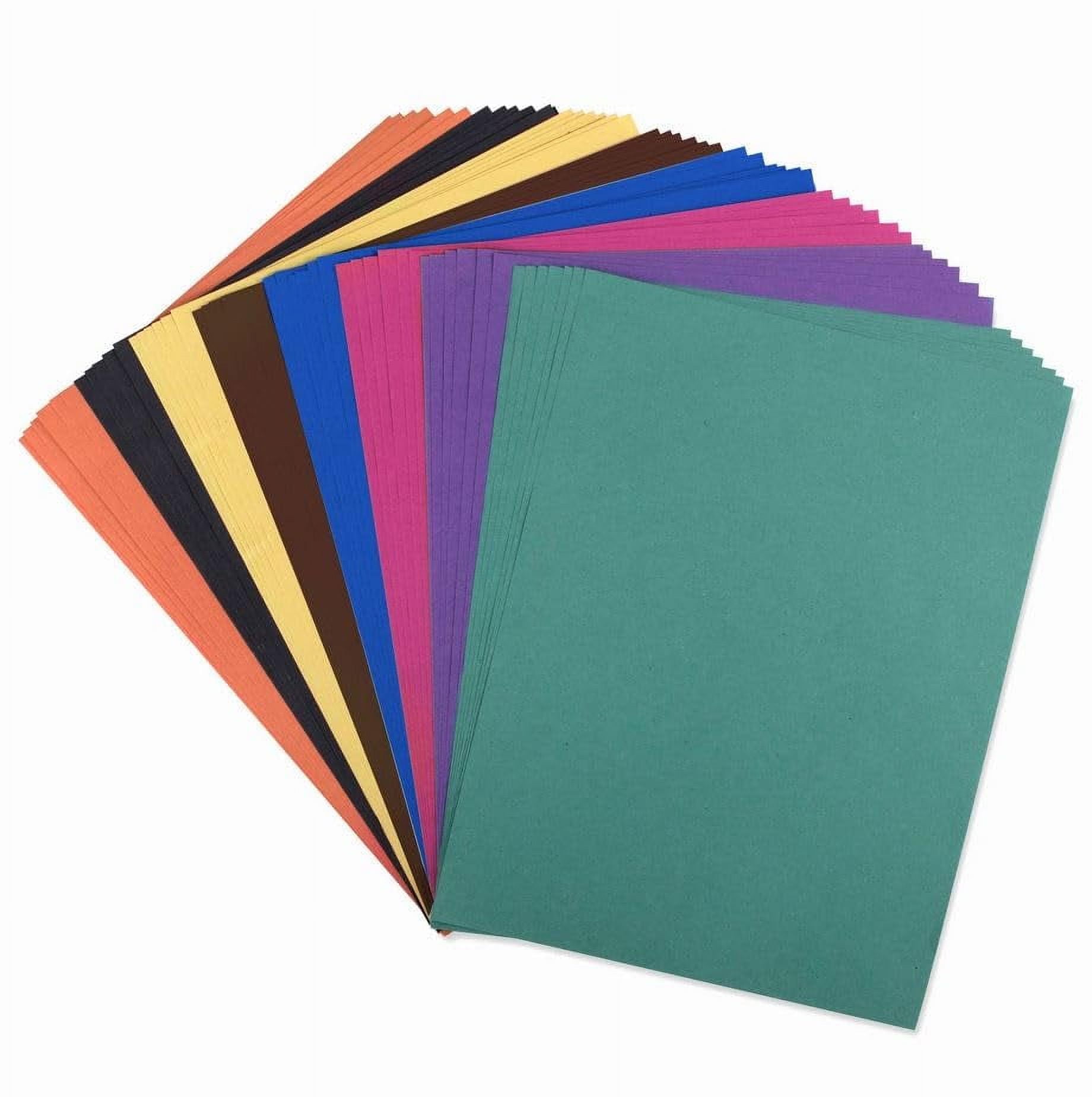 50 Pack of Bulk Wholesale 9"x12" Construction Paper in Assorted Colors ...