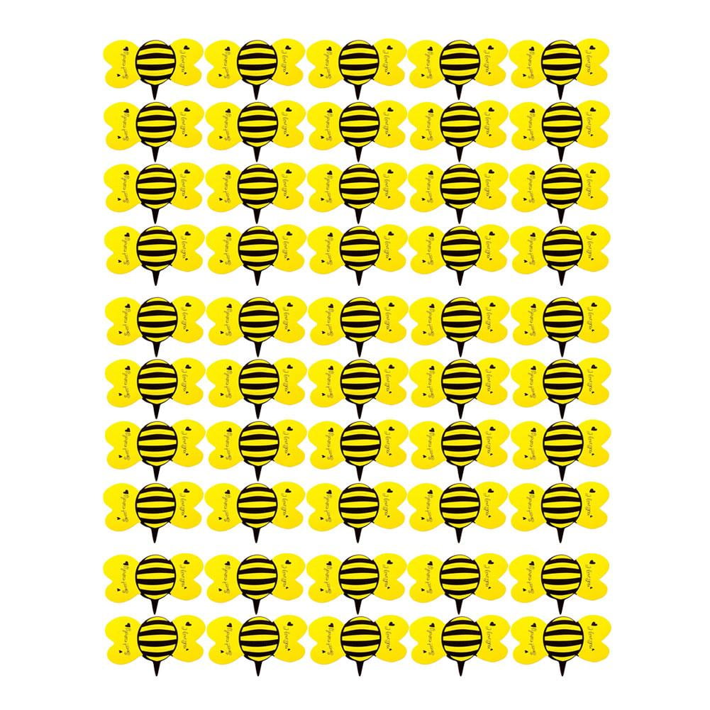 50-Pack Cartoon Bee & Wasp Candy Cards – Paper Party Favor Holders for ...