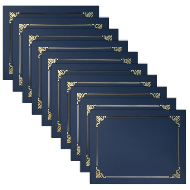Better Office Products, 50 Pack Certificate Holders, Diploma Covers ...