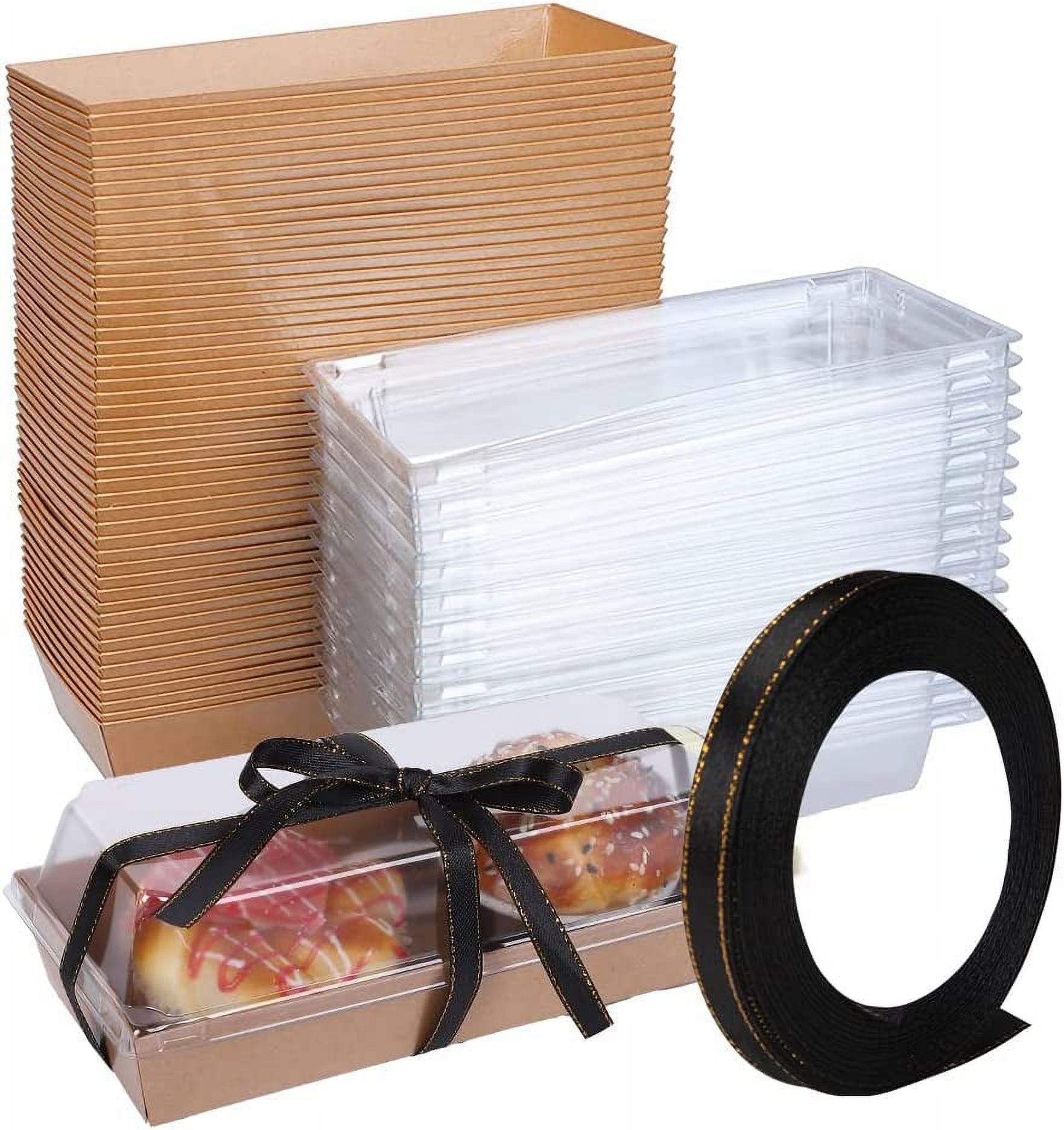 50 Pack Charcuterie Boxes with Clear Lids Hot Dog Container Disposable ...