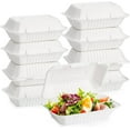 50 Pack Clamshell Take Out Food Containers, 9 X 6 Inch Single ...