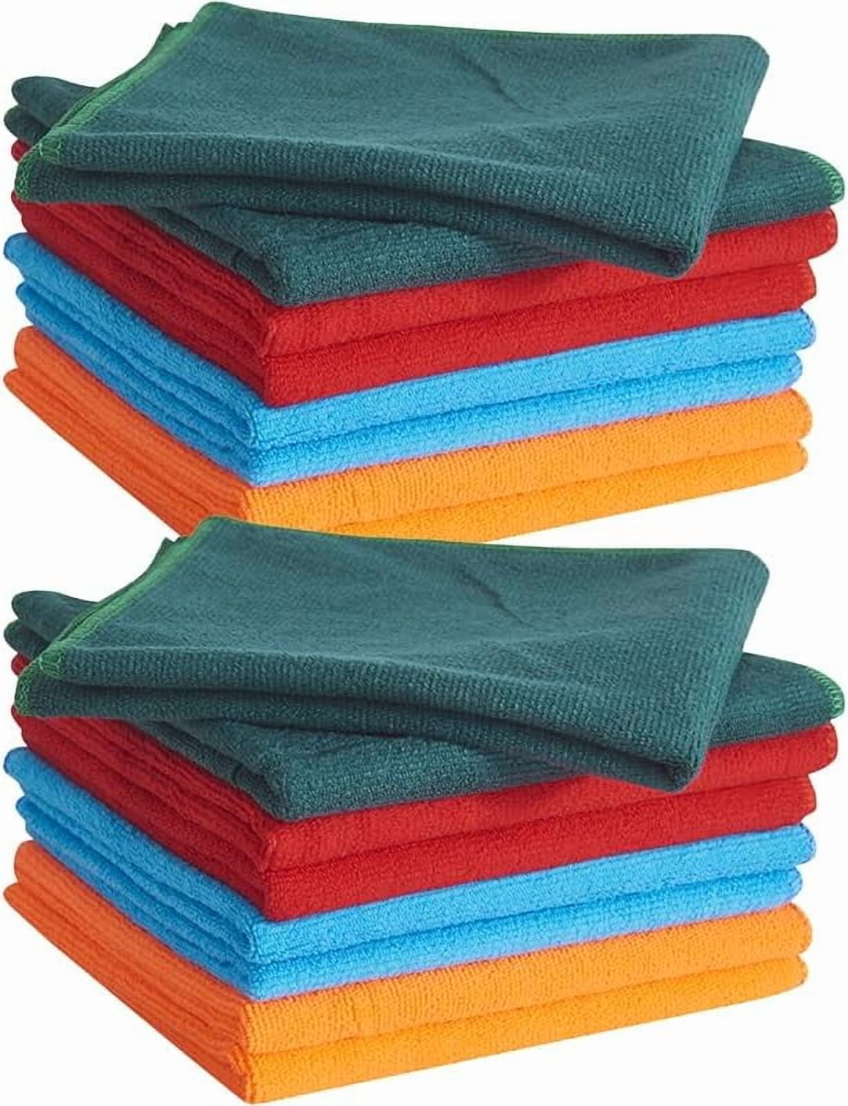 50 Pack Cleaning Cloths, Reusable Microfiber Cloth, Nanoscale Cleaning ...