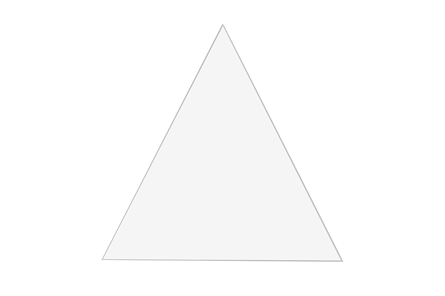 50 Pack Clear Acrylic 2" Blank Triangles Plexiglass Shapes 1/8" Thick ...