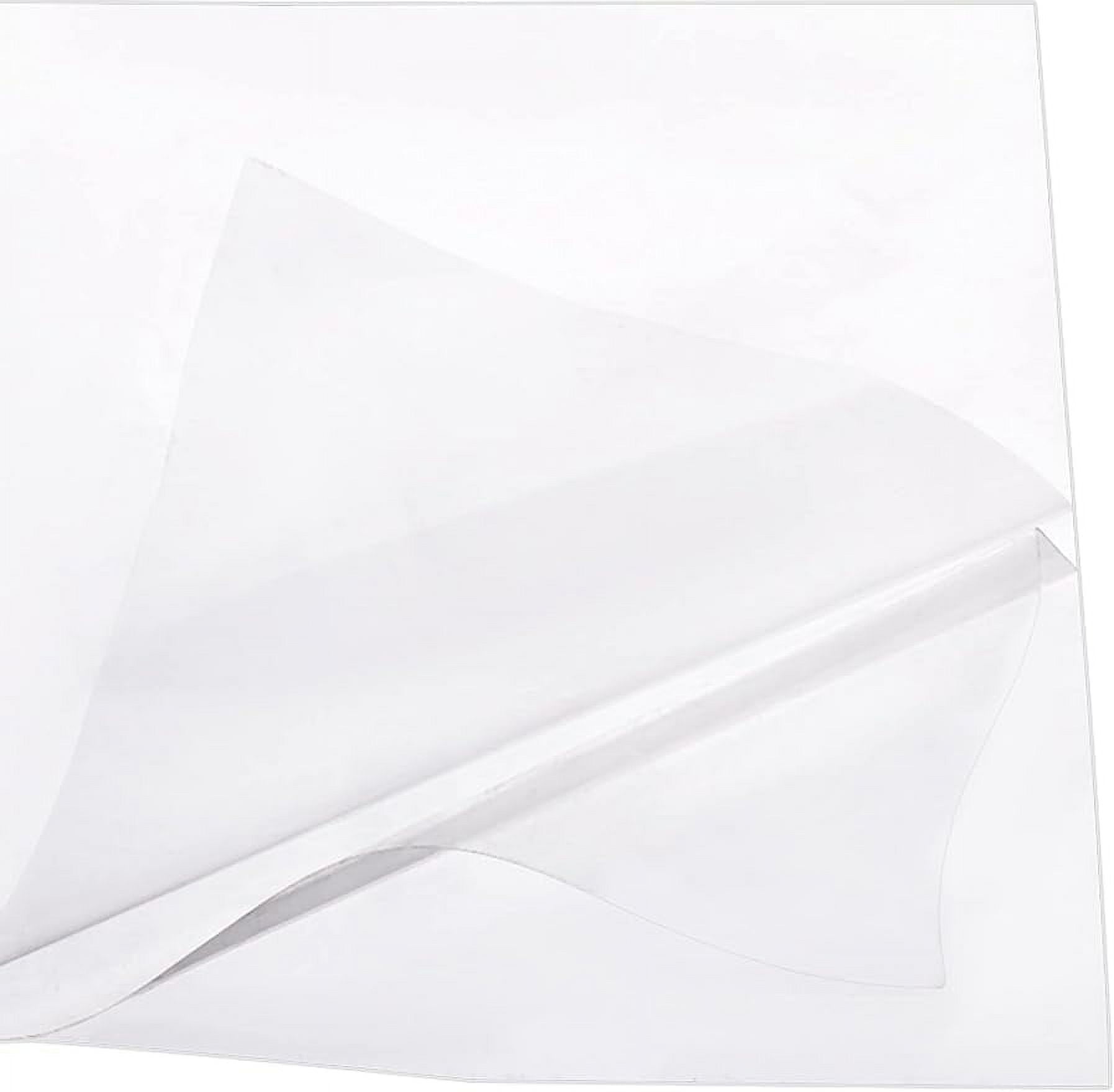 50 Pack Double Sided Tape Sheets 4x8 Inch Clear Strong Adhesive Tap ...