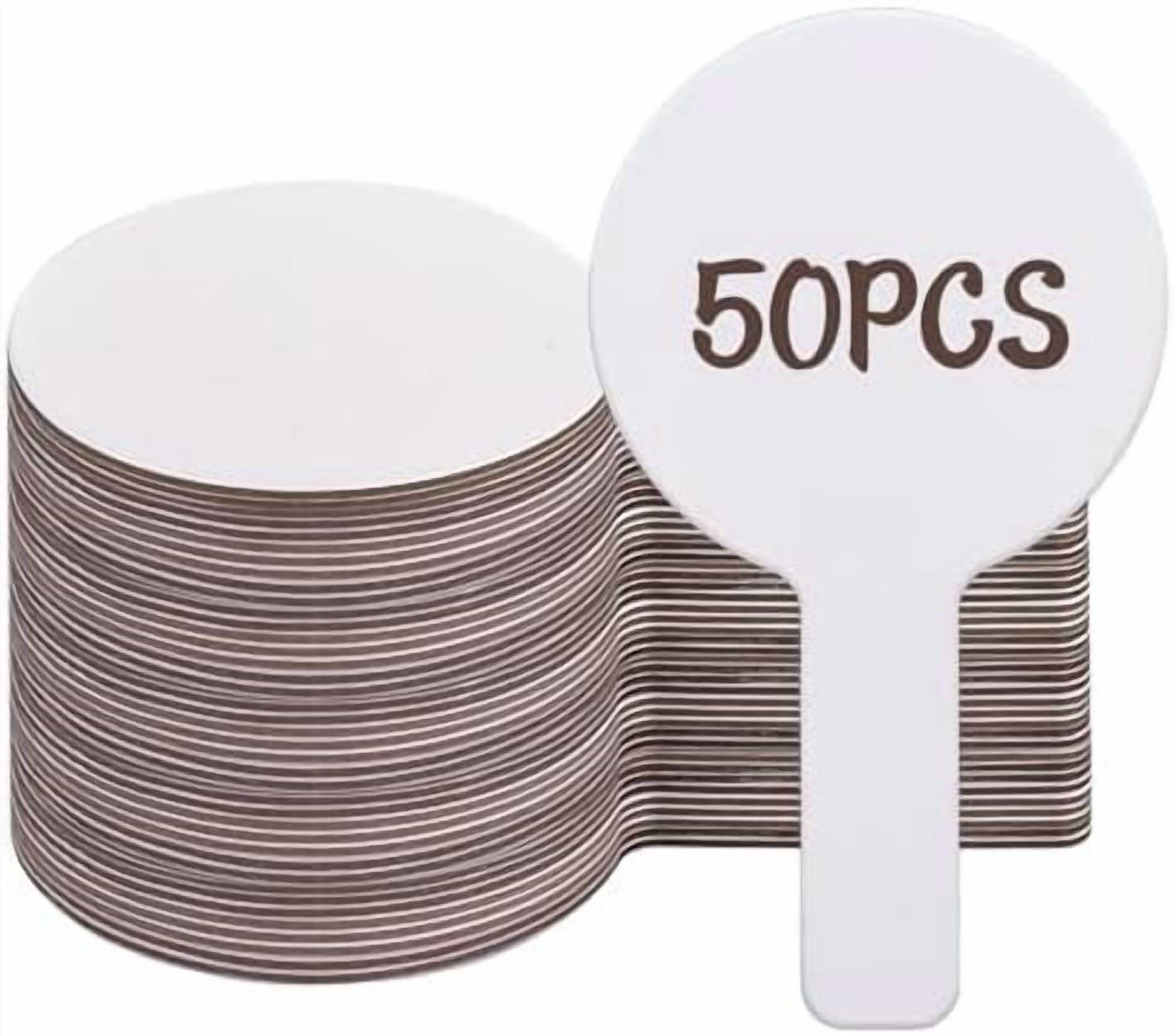 50 Pack Dry Erase Answer Paddles, Handheld Double Sided Paddles Small ...