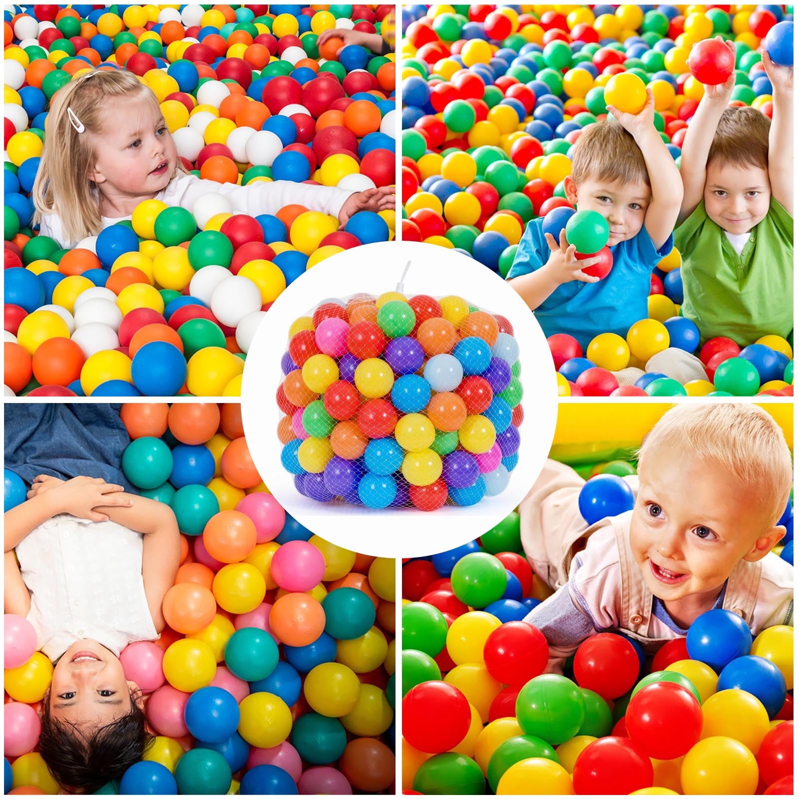 50-Pack Durable Ocean Balls for Toddlers – BPA-Free, Safe PVC Ball Pit ...