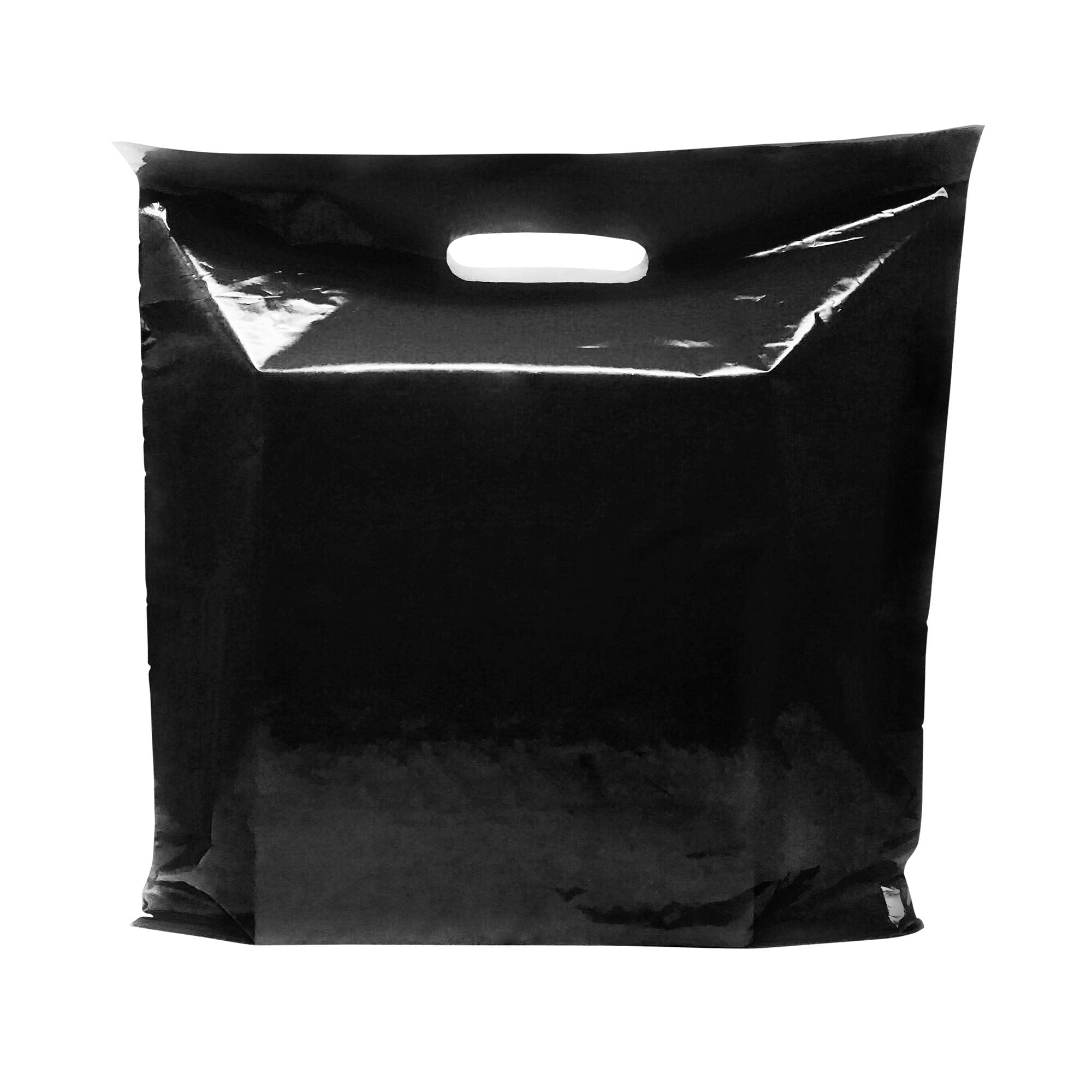 50 Pack Extra Large Black Merchandise Bags 26" x 26" x 3 mil Thick ...