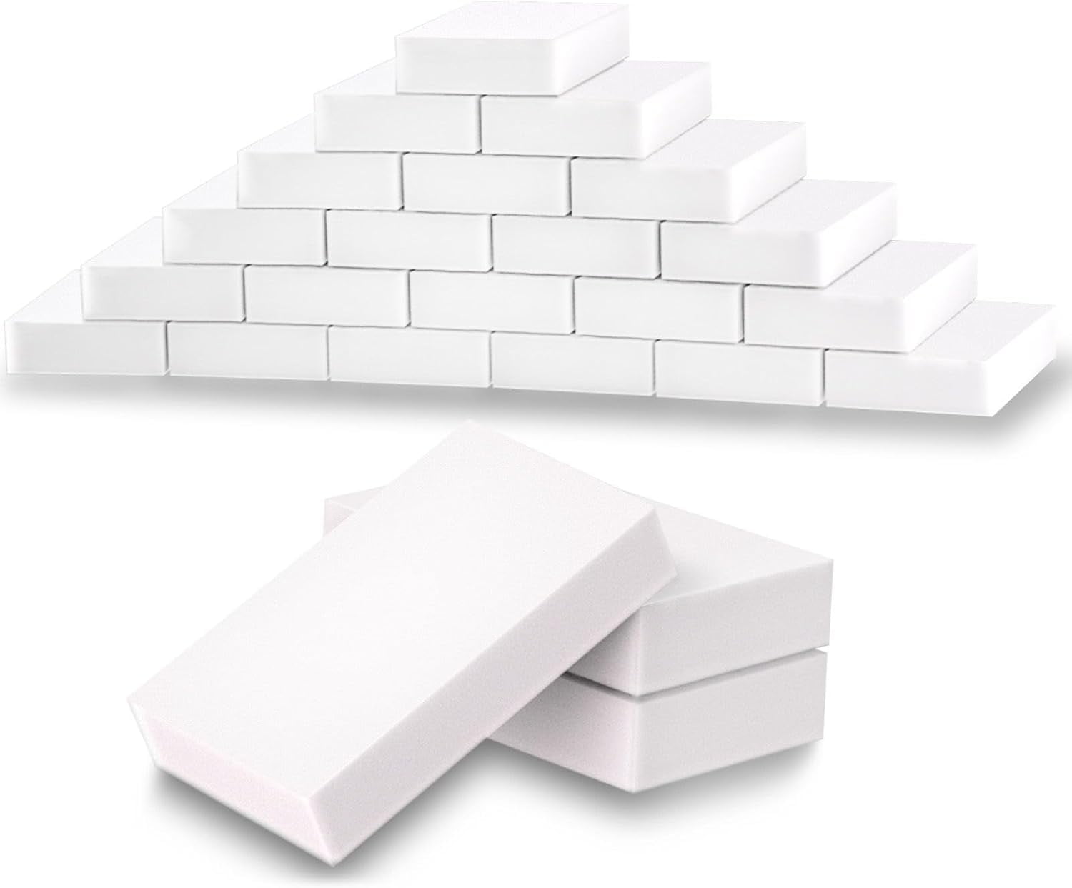 (50 Pack) Extra Large Eraser Sponge - Extra Thick, Long Lasting, Melamine Sponges in Bulk Boat ...