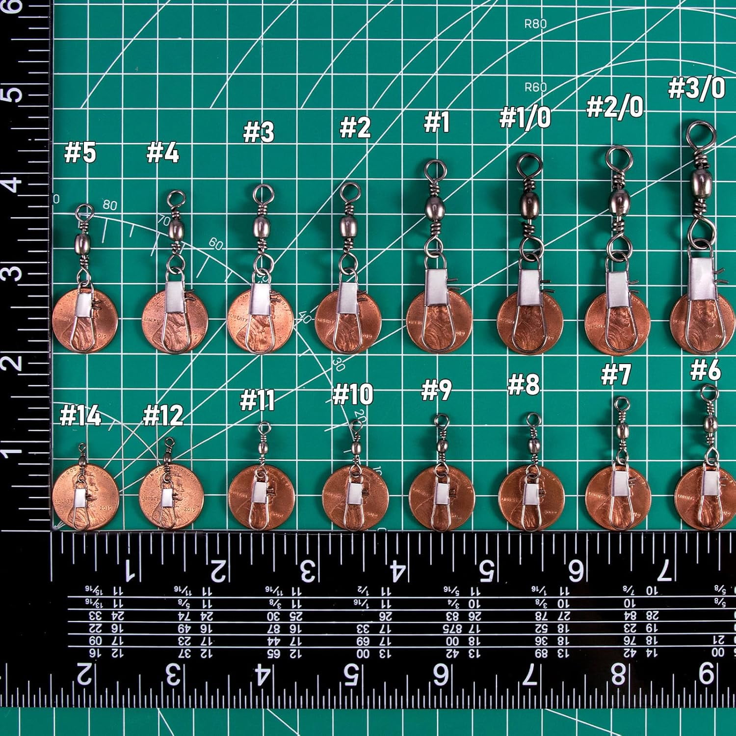 50 Pack Fishing Snap Swivels, Barrel Swivels Fishing Tackles, Stainless ...