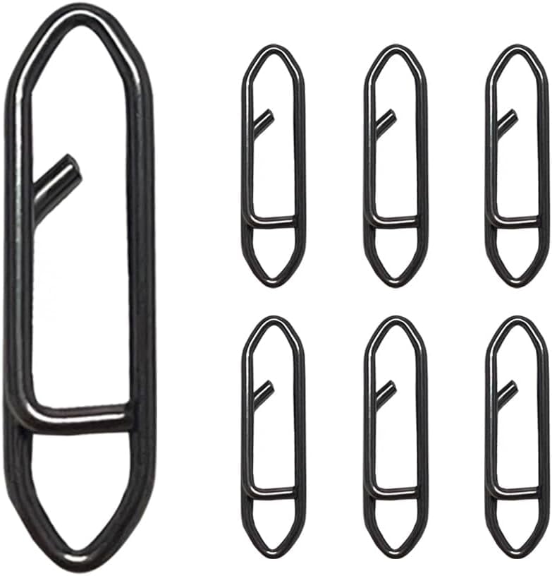 50 Pack Fishing Speed Clips, High Strength Stainless Steel Speed Clip ...