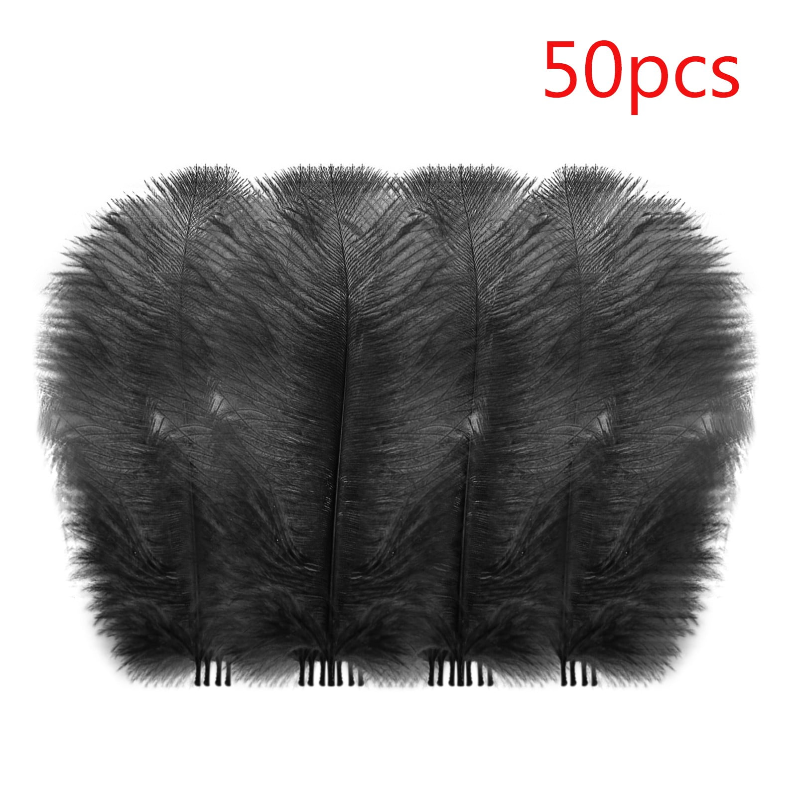 50-Pack Floating Plume Feathers, 20-25cm Multicolor Natural Feathers ...