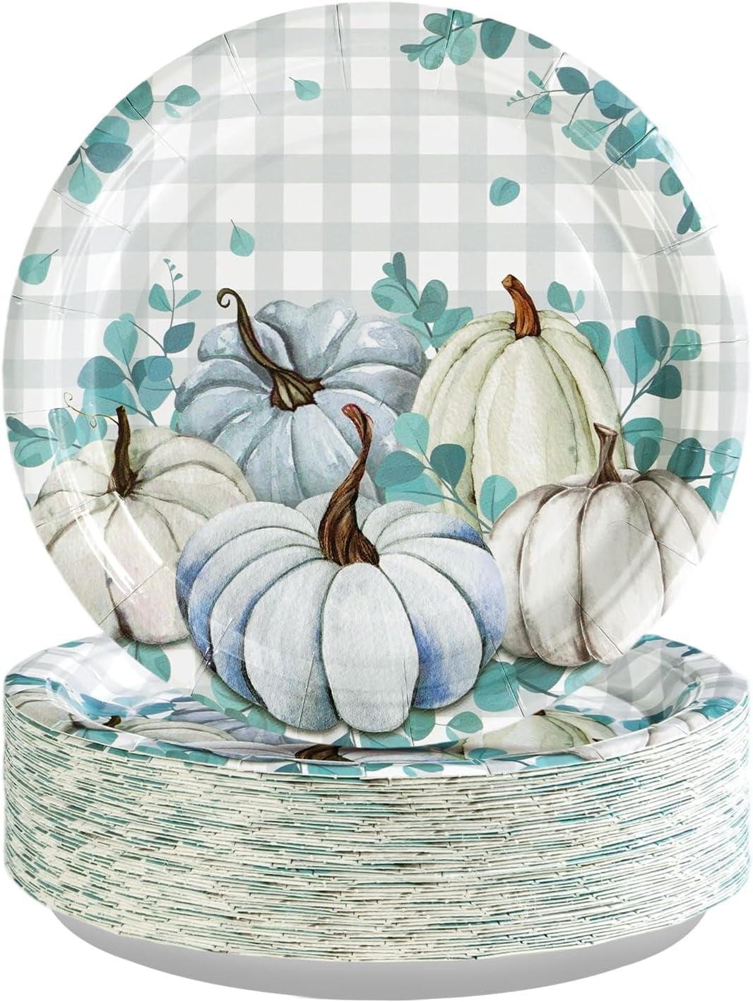 50-Pack Football Game Theme Paper Plates, 9 Inch - Black Heavy Duty ...