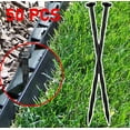 50-Pack Grey Plastic Spiral Landscape Edging Stakes - Durable Garden ...