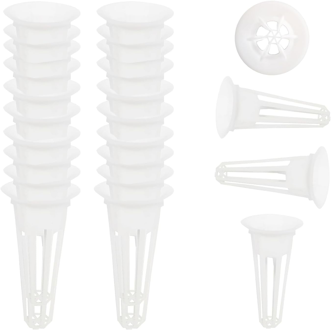 50 Pack Grow Baskets for Hydroponic Growing System, Seed pods Basket ...