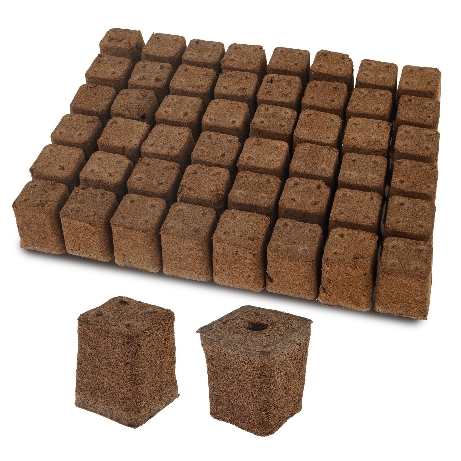 50 Pack Grow Sponges for Hydroponics, Replacement Root Growth Sponges ...