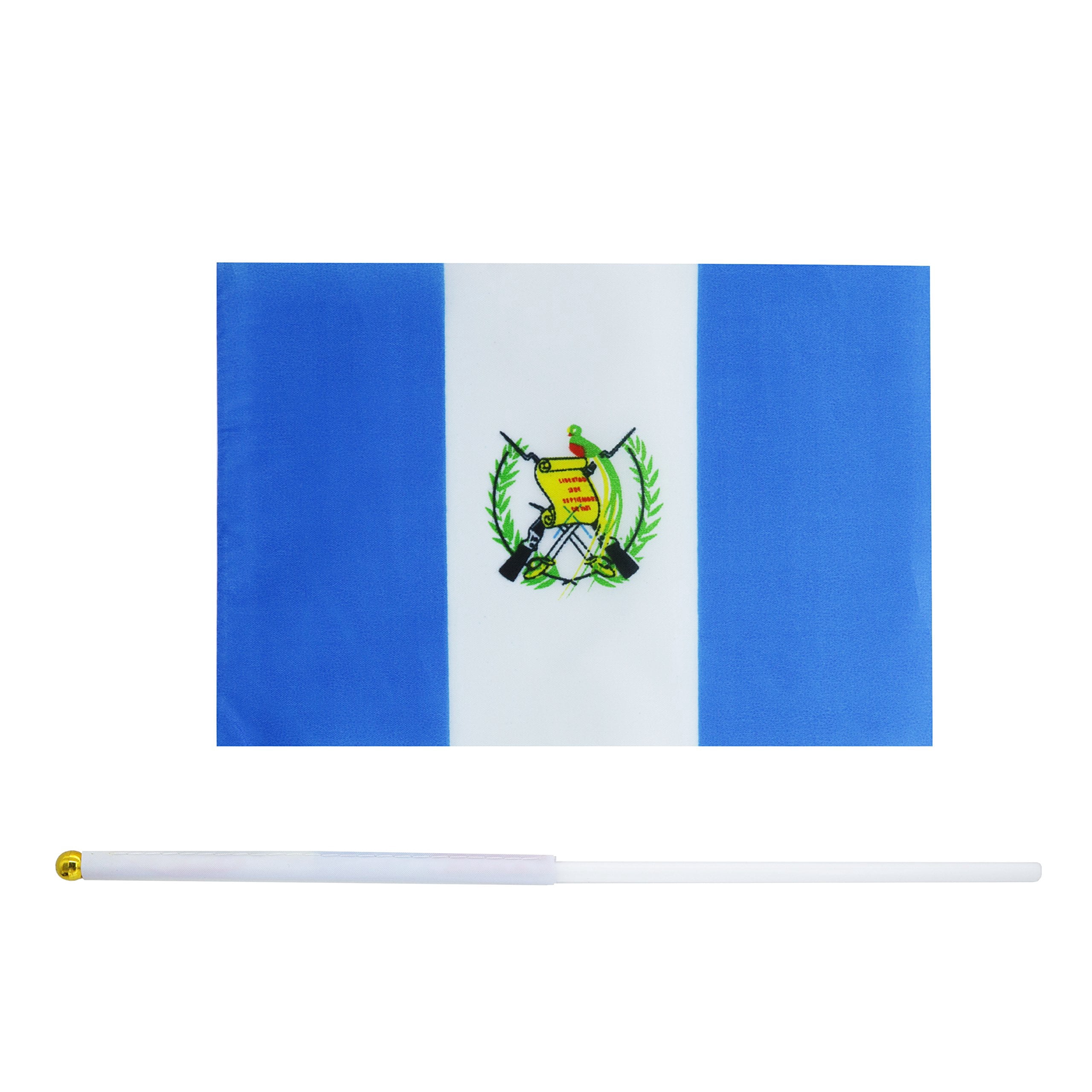 50 Pack Hand Held Small Mini Flag Guatemala Flag Guatemalans Flag Stick ...