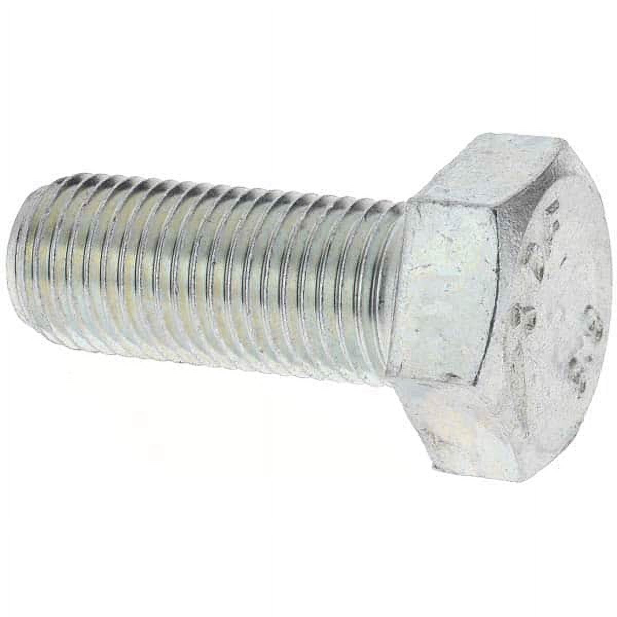 50 Pack Hex Head Cap Screws: M14 x 1.50 x 35 mm, Zinc Plated Grade 8.8 ...