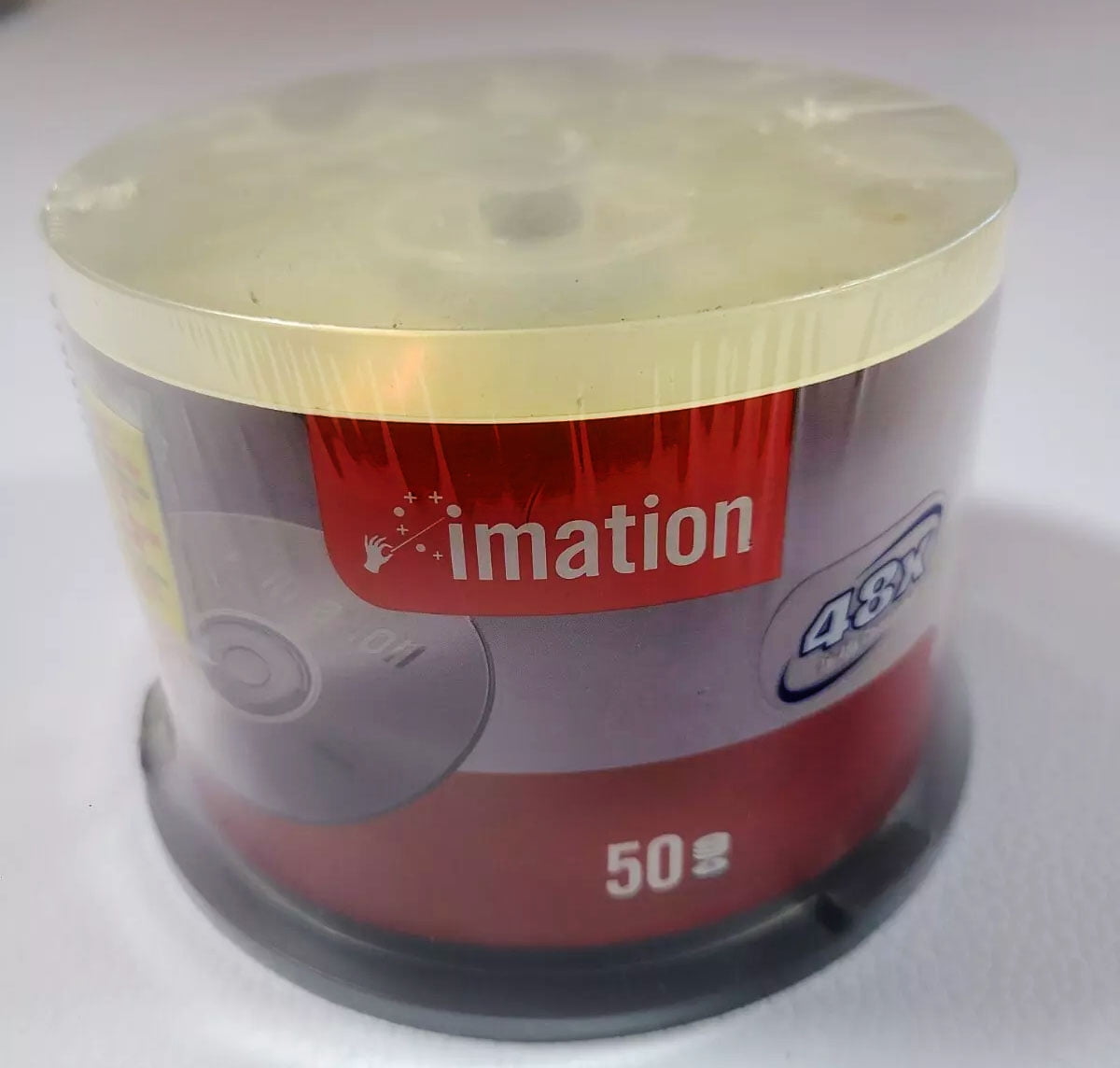 50 Pack Imation CD-R 52X 700MB/80Min Branded Logo Blank Media Recordable Data Disc - Walmart.com