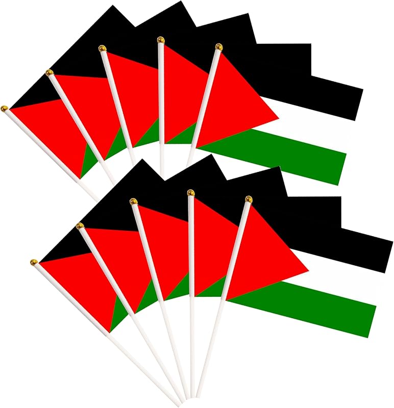 50 Pack Israel Israeli Flags Small Mini Hand Held Israel Israeli Flags ...