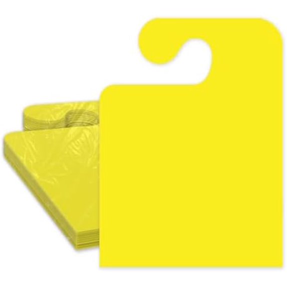 50 Pack Jumbo Car Dealer Blank Hanger Mirror Hang Tags You Choose Color ...