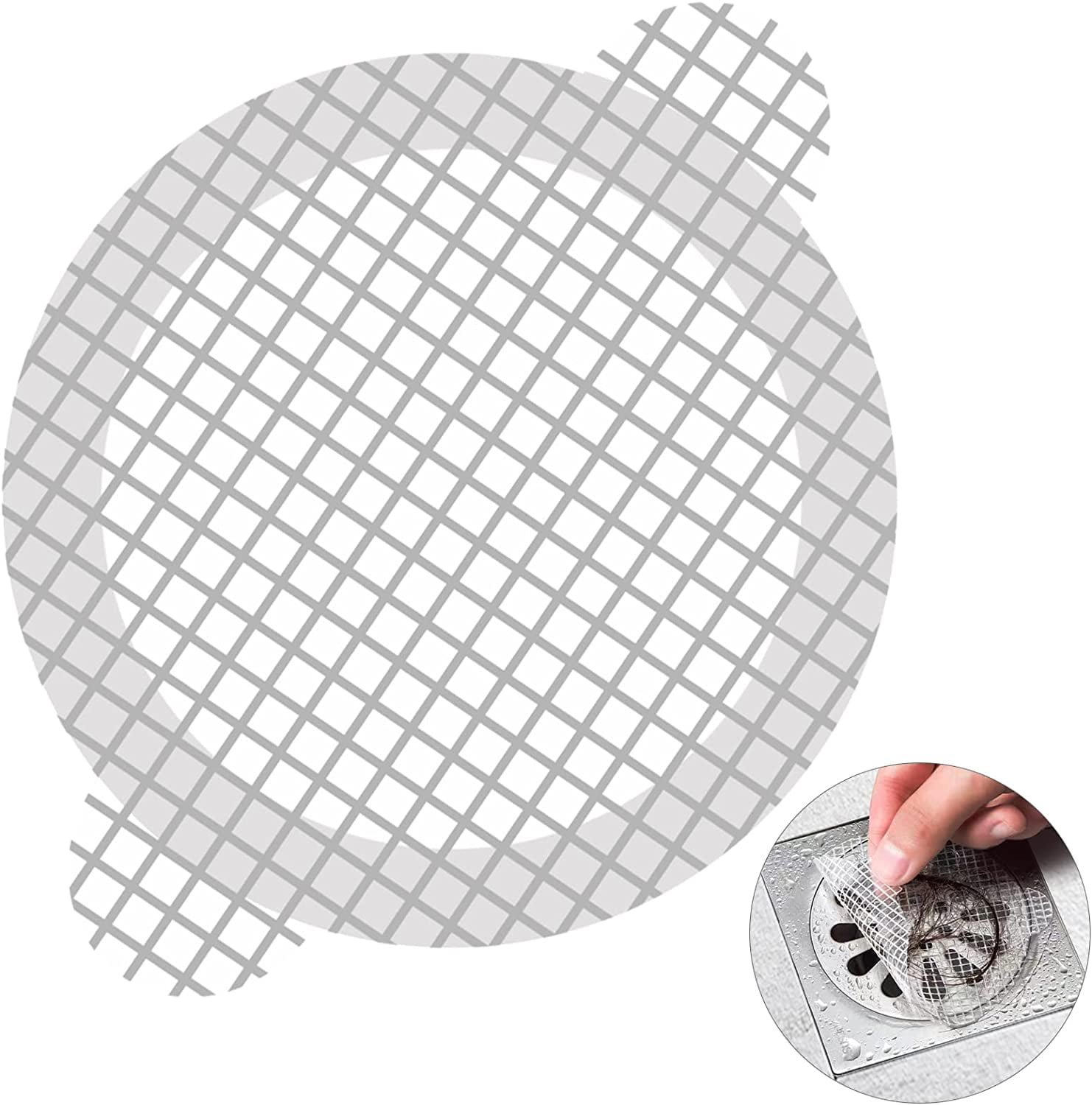 50 Pack, Large Size Disposable Hair Catchers for Shower, Disposable ...