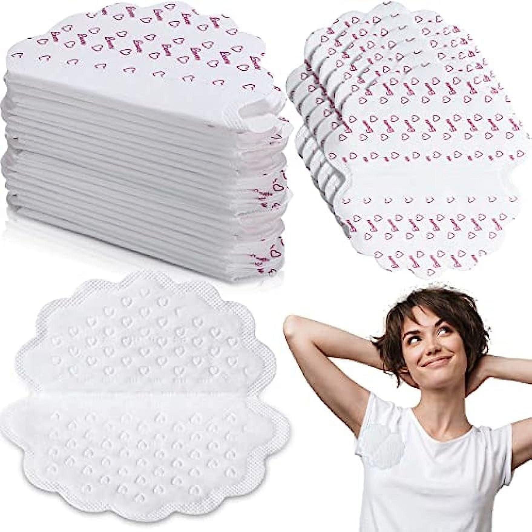50 Pack Large Underarm Sweat Pads for Women Armpits Adhesive Disposable ...