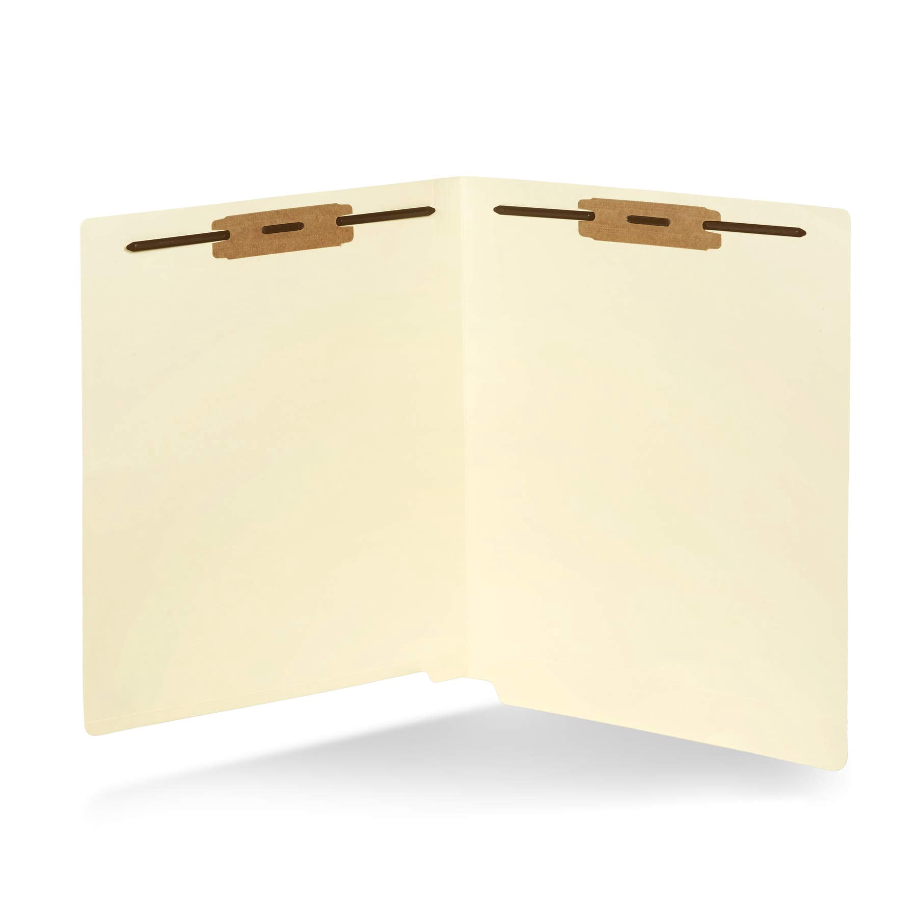 50 Pack Letter Size Manila End Tab File Folders with Reinforced 2 ...