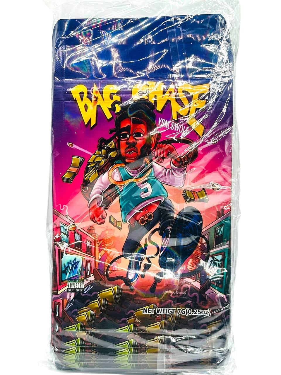 50-Pack Limited Edition Swole-Inspired 7g Mylar Storage Bags – Smell ...