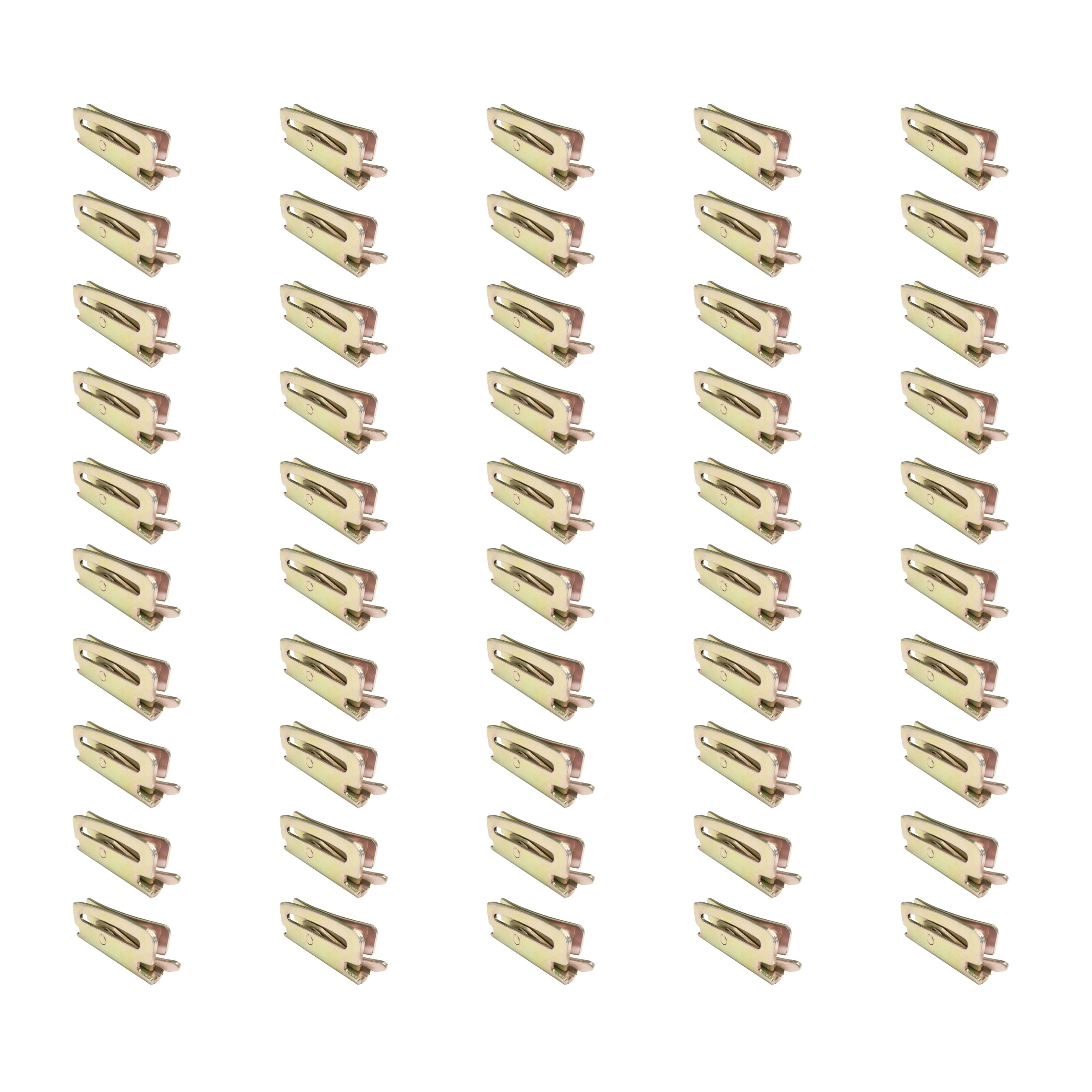 50 Pack Loose E-Track Spring Fitting for Custom Tie Down Strap Cargo ...