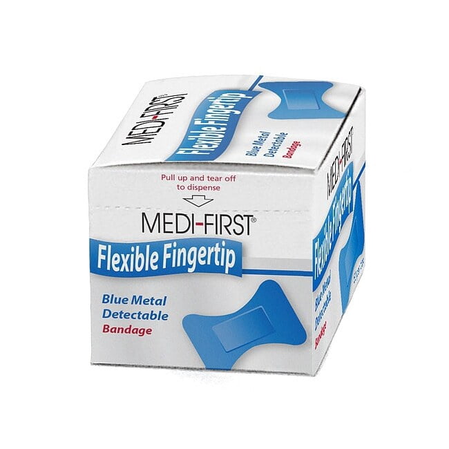Medi-First Metal Detectable Bandages, Blue, PK50 66050 - Walmart.com