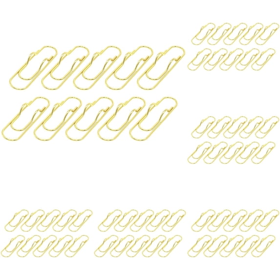 50 Pack Metal Pen Clips, Cosmug Paperclip Pen Holders, Sturdy Pen ...