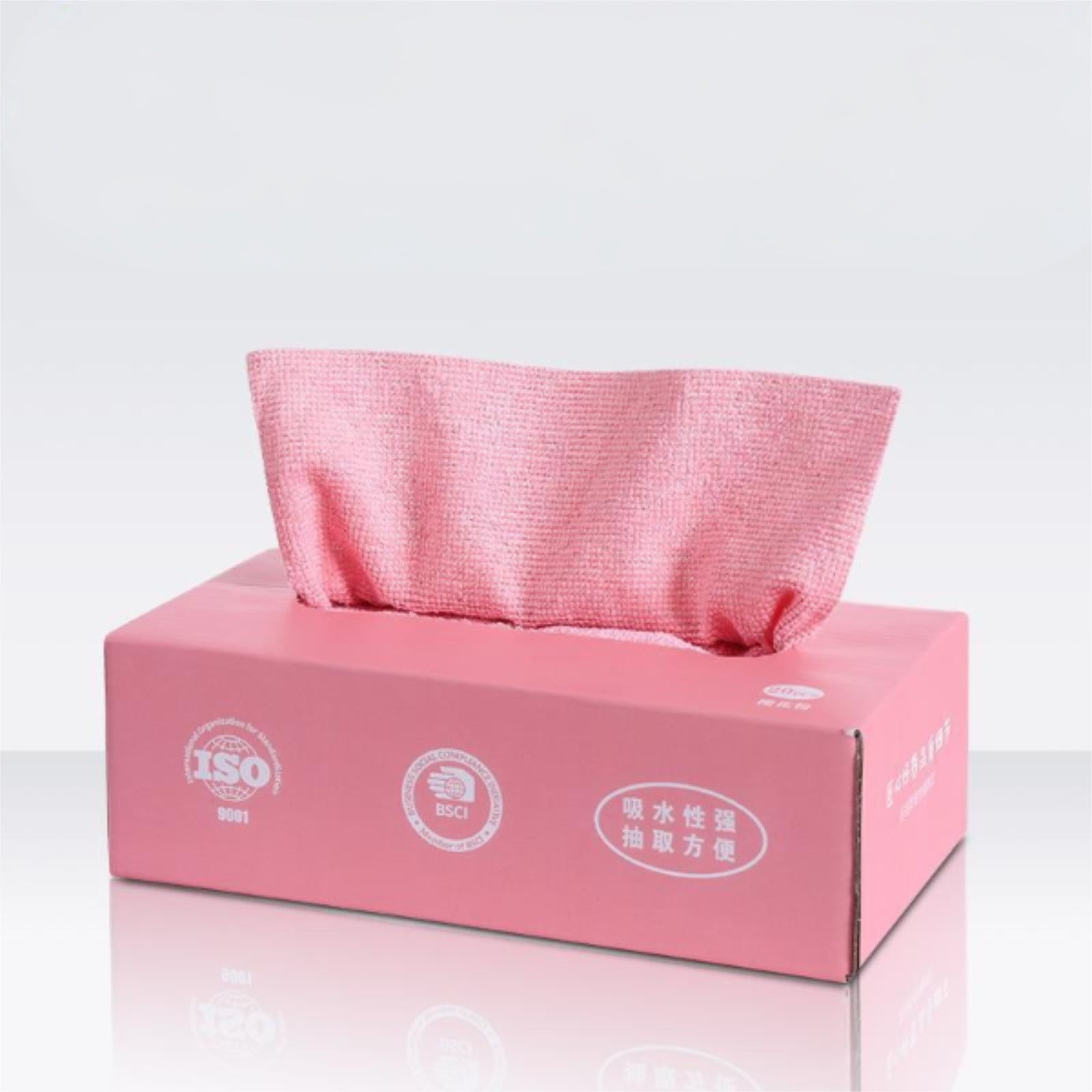 50 Pack Microfiber Cleaning Cloth in Box, Reusable Cleaning Rags, 7.8 ...