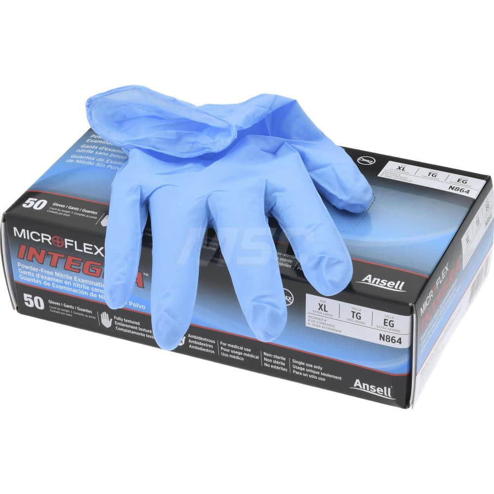 50 Pack Microflex N864 Disposable Gloves, Nitrile - Walmart.com