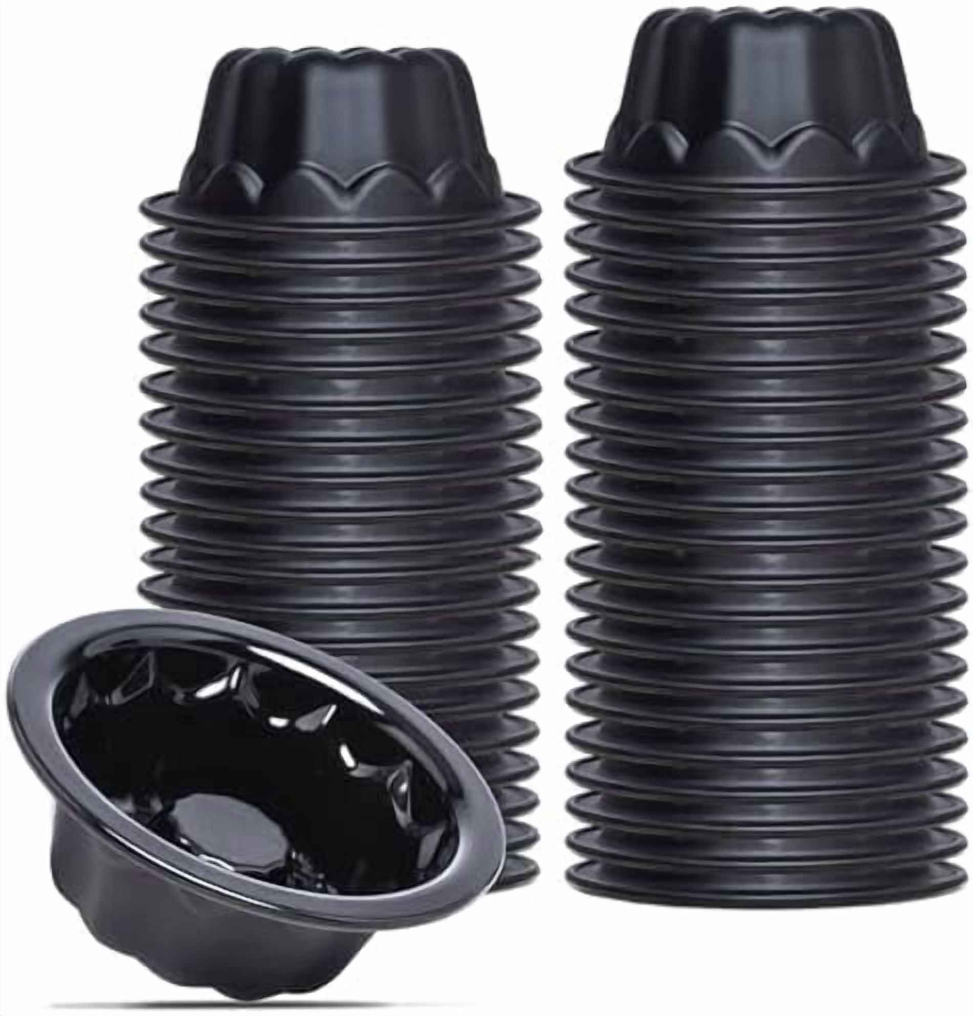 50-Pack Mini Cake Pans for Baking - 4 Inch Cake Pan Silicone Moldes ...