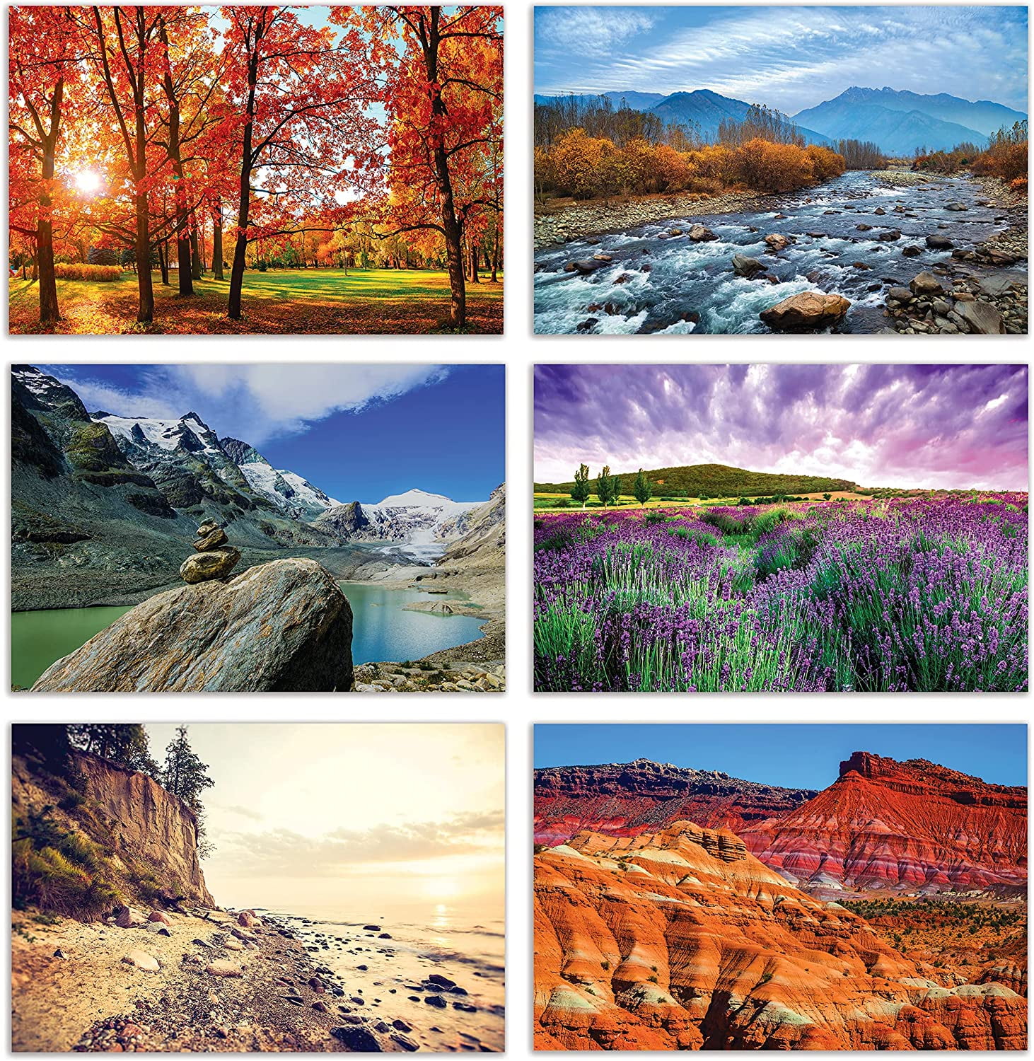 贺卡l1 50-Pack All Occasion Greeting Cards Box Set, 4 x 6 inch, 50 ...