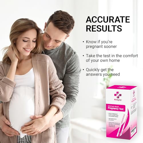 50 Pack Pregnancy Test Strips Early Detection, 10 MIU/ML, Rapid and ...
