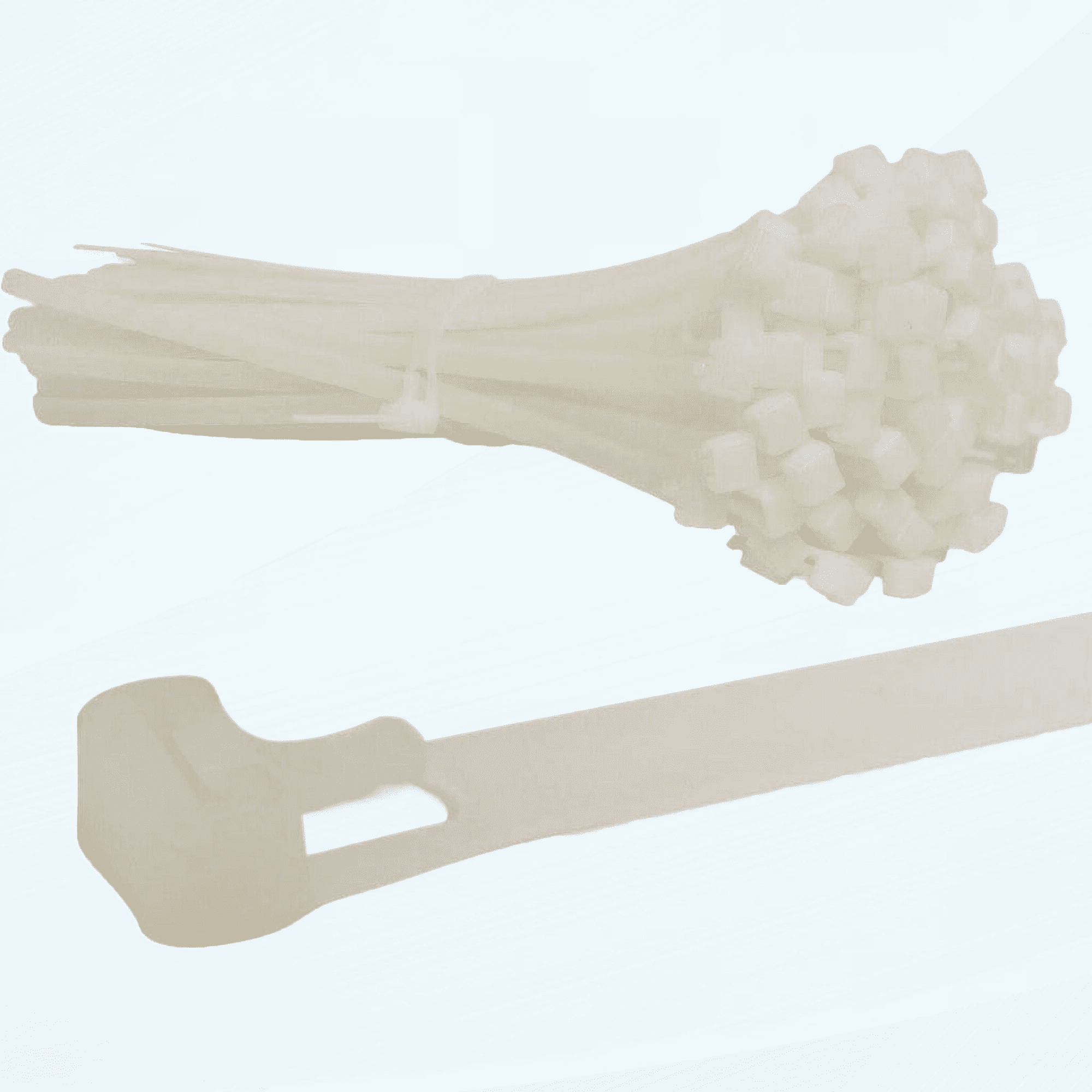 50 Pack Reusable - Releasable Cable Ties Black Neutral Heavy Duty Long ...