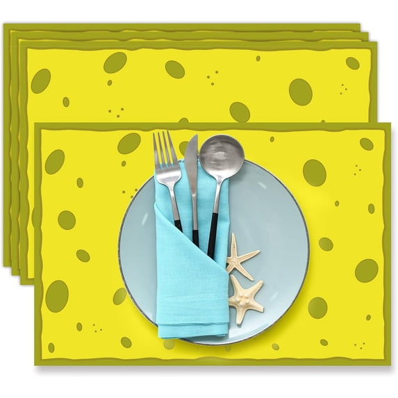 50 Pack Round Paper Placemats, 13" Disposable Table Mats for Dinner ...