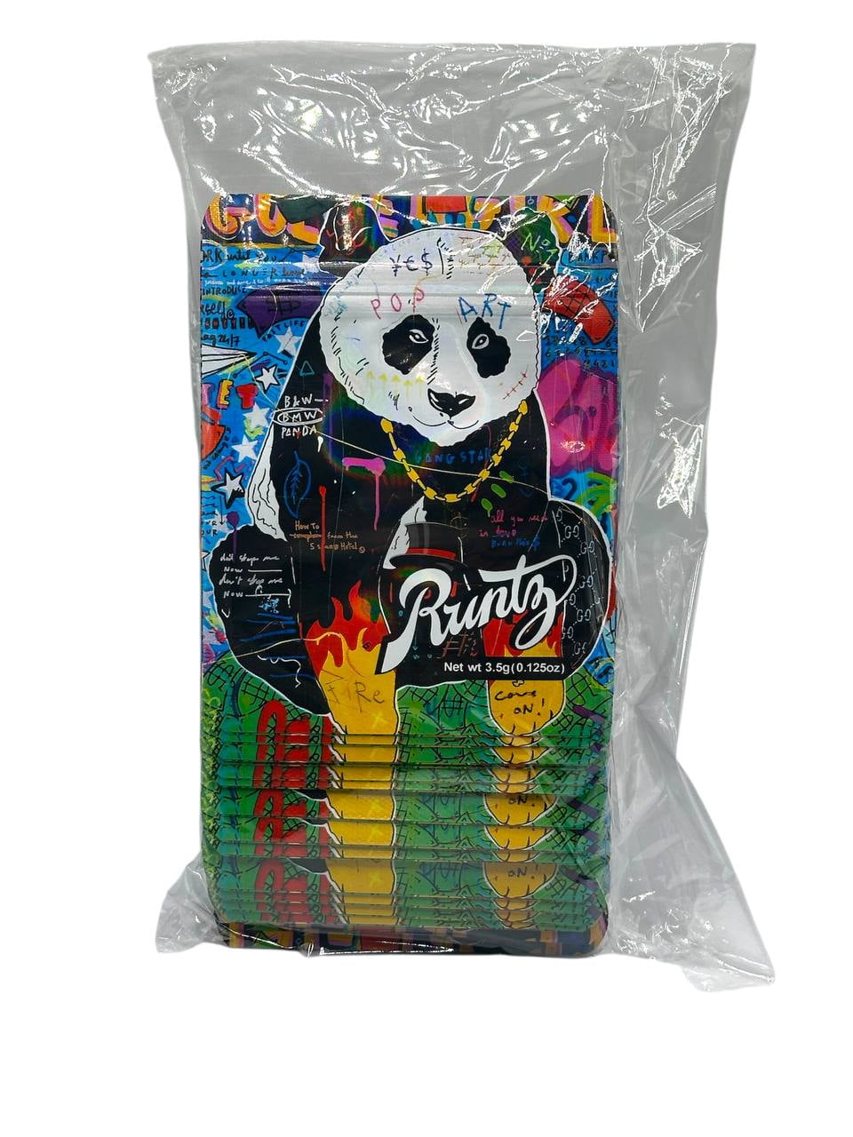 50-Pack Runty Panda 3.5g Mylar Storage Bags – Limited Edition ...